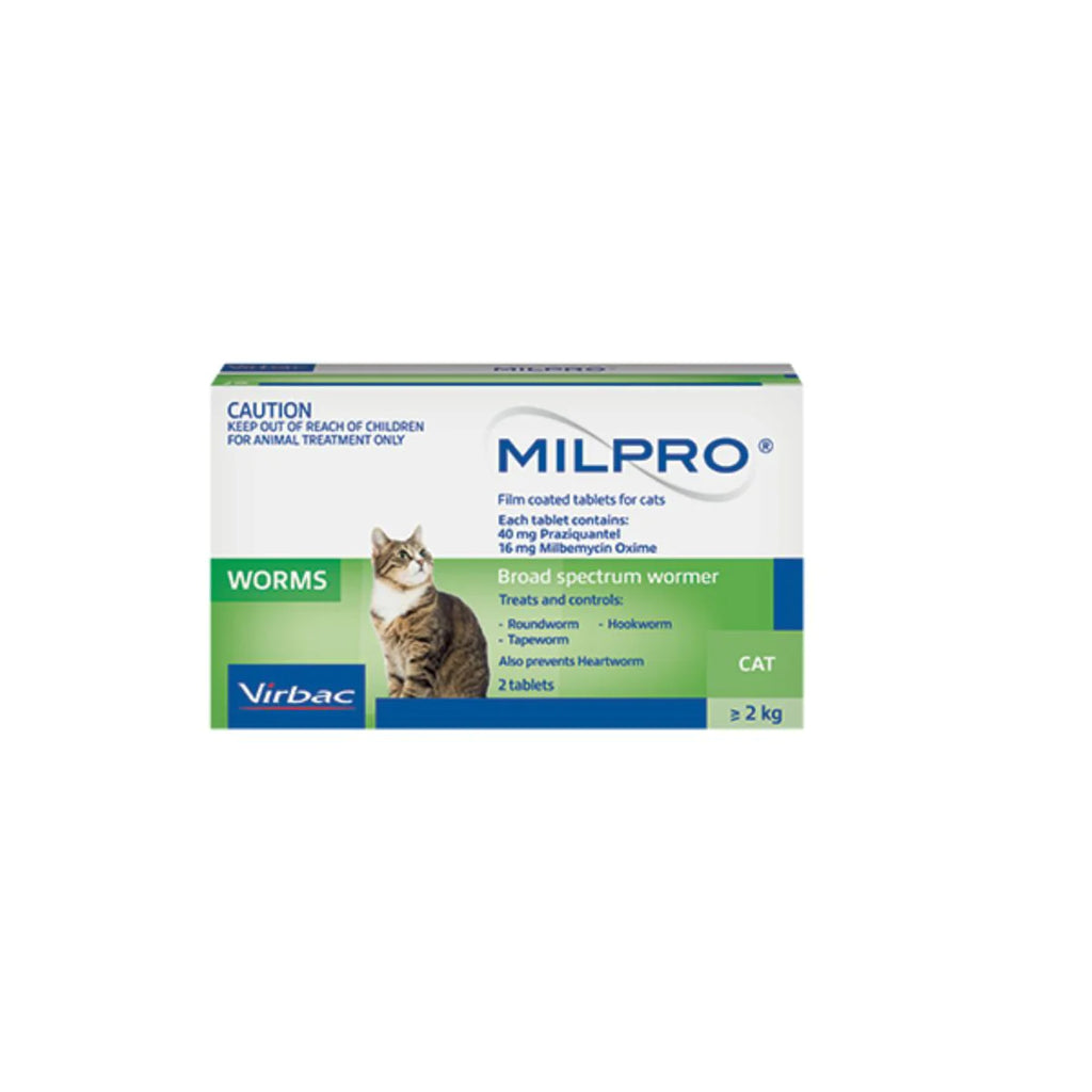 Milpro Tablet Cat 2 -8 kg (2pack) – Pet PA NZ
