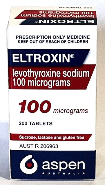 Eltroxin 100mcg (200 Tablets) Prescription Required – Pet PA NZ