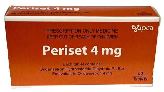 Ondansetron Periset Tablets 4mg (50 Tablets) Prescription Required ...