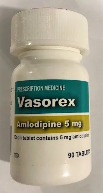 Vasorex Tablet 5mg (Amlodipine) (Per Tablet) Prescription Required ...