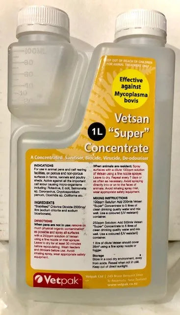 Vetsan Super Concentrate – Pet PA NZ
