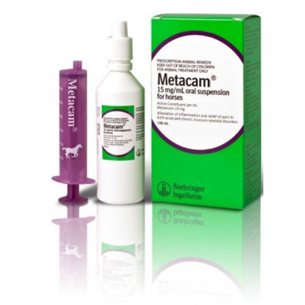 Metacam (Meloxicam) Horse 15mg/ml (100ml Bottle) Prescription Required ...