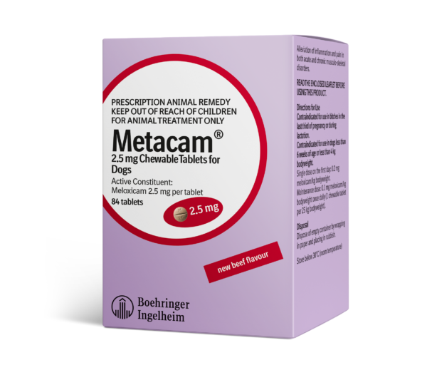 Metacam (Meloxicam) Chewable 2.5mg (Per Tablet) Prescription Required ...