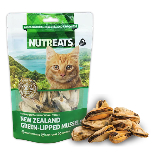 Nutreats Green-Lipped Mussel Cat Treats 50g for Joint Health – Pet PA NZ