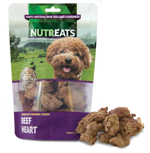 Nutreats Beef Heart Dog Treats 50g - Protein-Rich Reward for Dogs – Pet ...