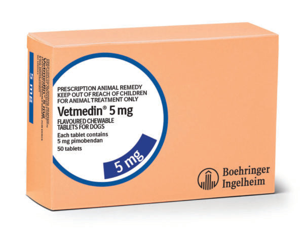 Vetmedin Chewable Tablets (Pimobendan) 5mg (50 Chews) Prescription Req ...