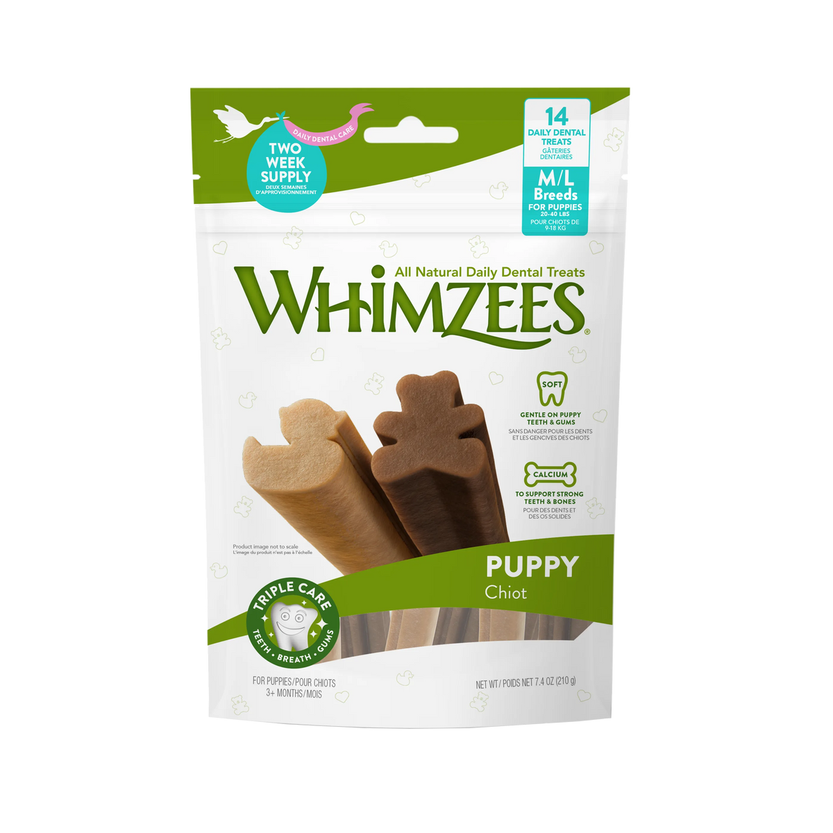 Whimzees Puppy Medium/Large Dental Sticks (210g Pack) – Pet PA NZ