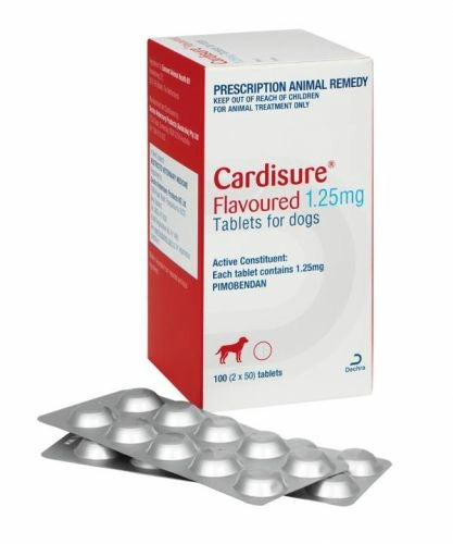 Cardisure (Pimobendan) Flavoured Tablets 1.25mg (Per Tablet) Prescript ...