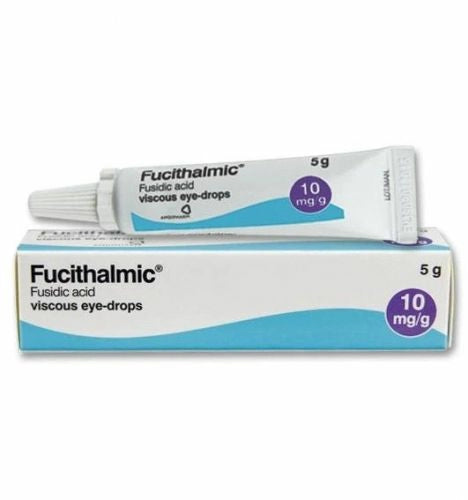 Fucithalmic (Fusidic Acid) Eye Drops 1% (5g Tube) Prescription Require ...