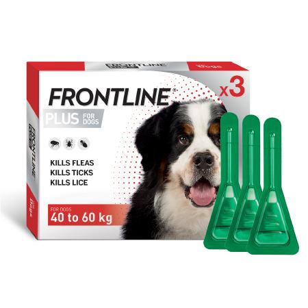 Frontline Plus Dog - 3 Pack - Flea and Tick Control for Dogs – Pet PA NZ