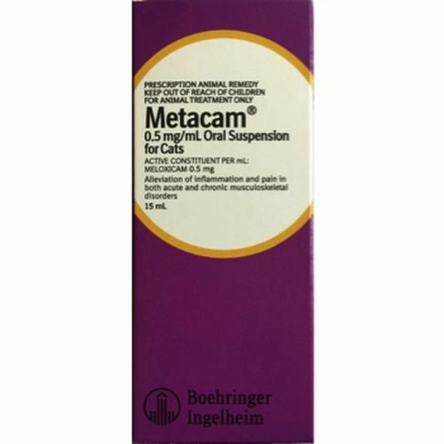 Metacam (Meloxicam) Cat 0.5mg/mL (15ml Bottle) Prescription Required ...