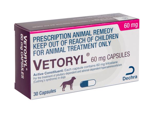 Vetoryl (Trilostane) 60mg (30 Capsules) Prescription Required – Pet PA NZ